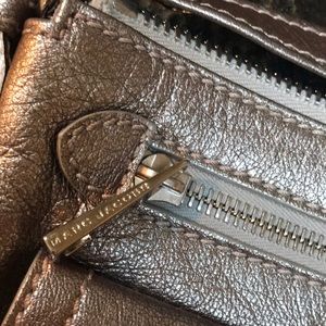 Marc Jacobs | Bags | Marc Jacobs Mini Stella Metallic Silver Handbag ...